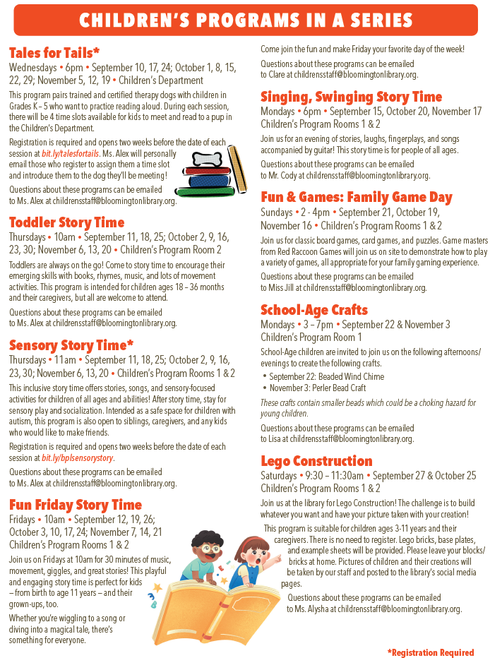 Program Guide | Bloomington Public Library